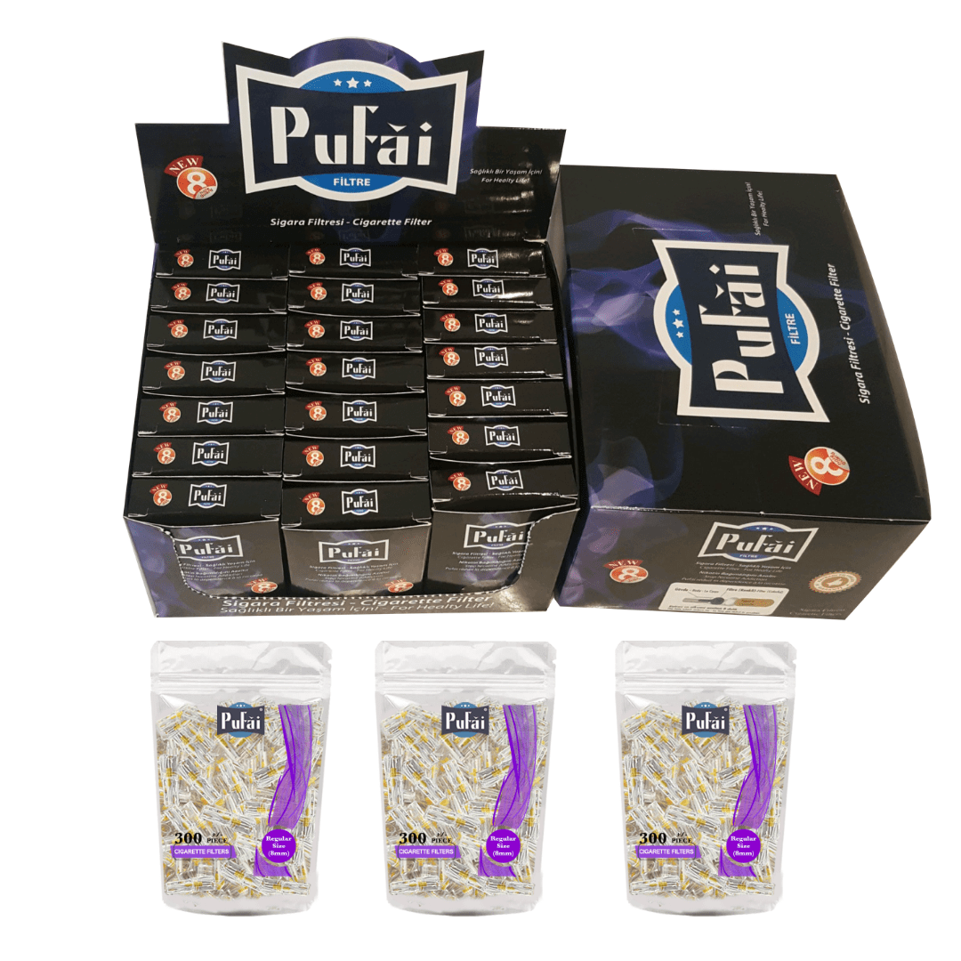 Disposable Cigarette Filters Holder Compatible 8mm 1325 Pcs - Pufai